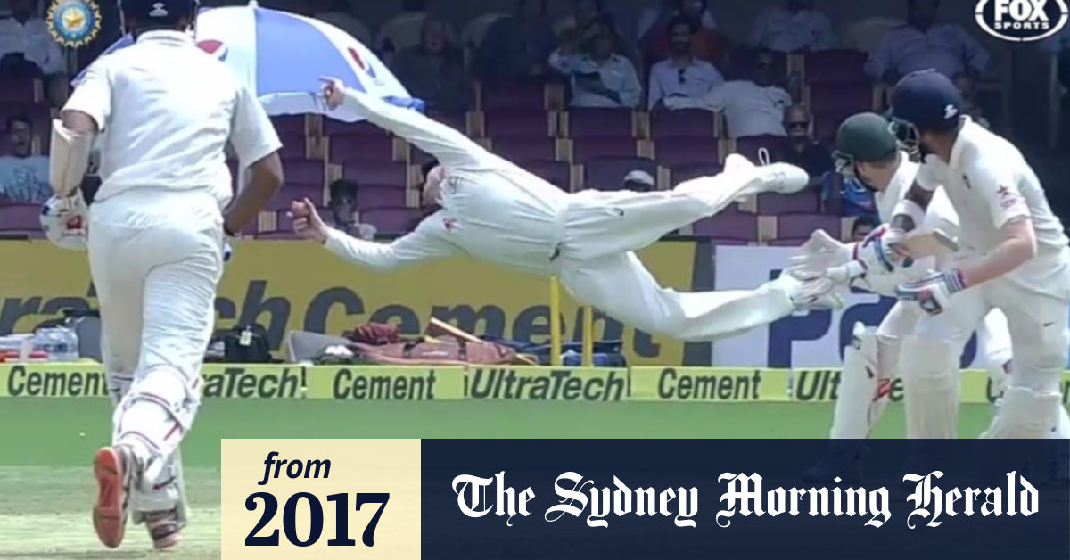 India v Australia cricket Test series: Steve Smith takes a screamer but ...